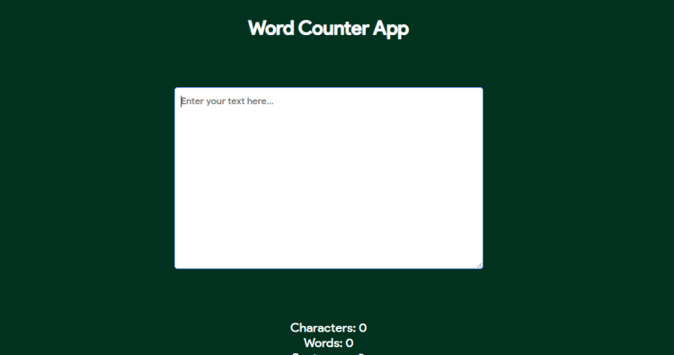 Simple Word Counter App in JavaScript Free Source Code | SourceCodester Simple Word Counter App in JavaScript Free Source Code | SourceCodester
